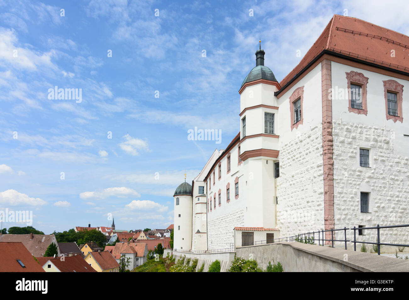 castle, Germany, Bayern, Bavaria, Schwaben, Swabia, Dillingen an der ...