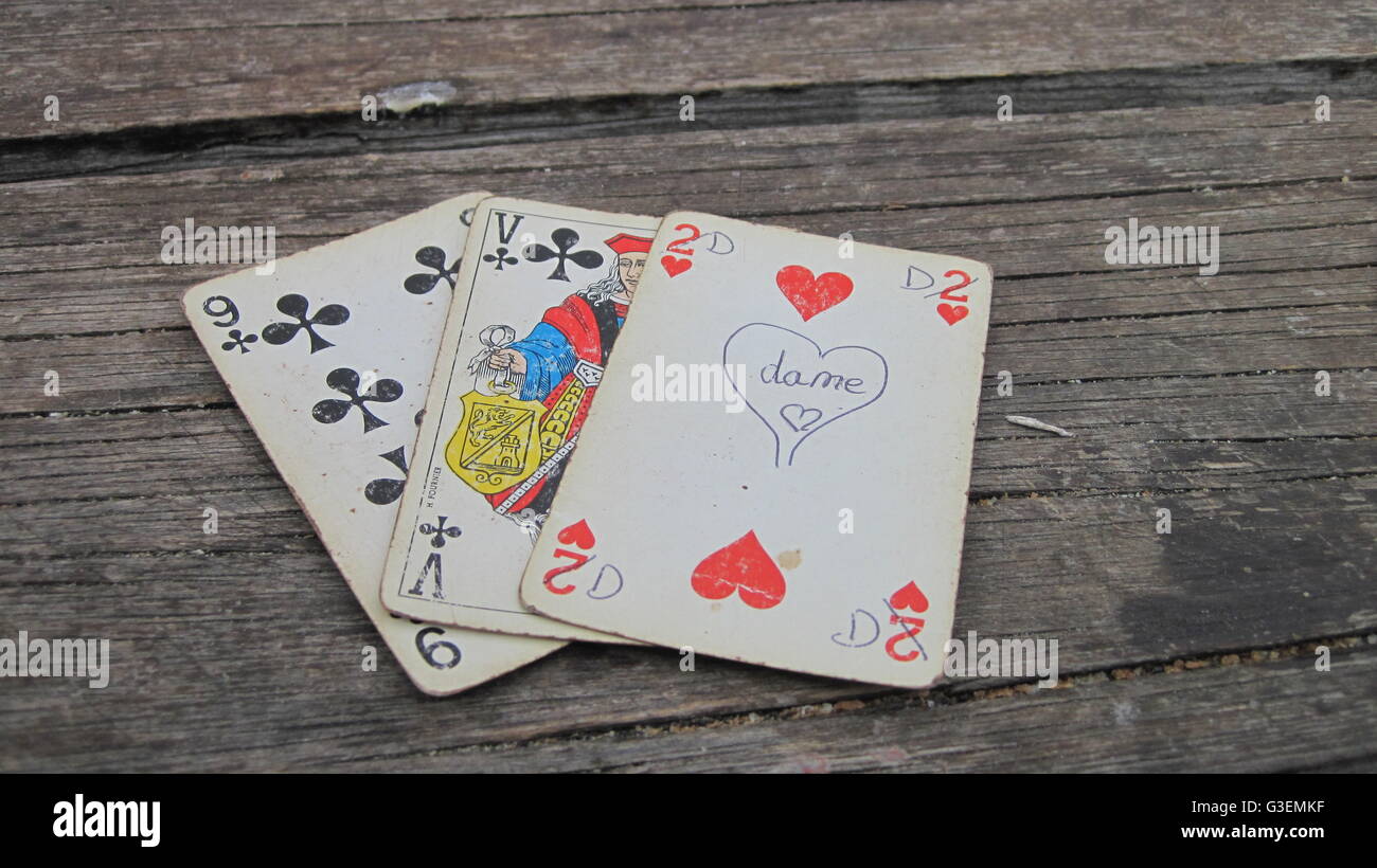 Old playing cards hi-res stock photography and images - Alamy