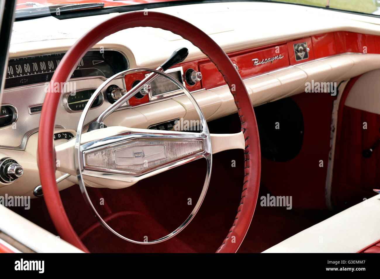 1950s chevrolet interior hi-res stock photography and images - Alamy