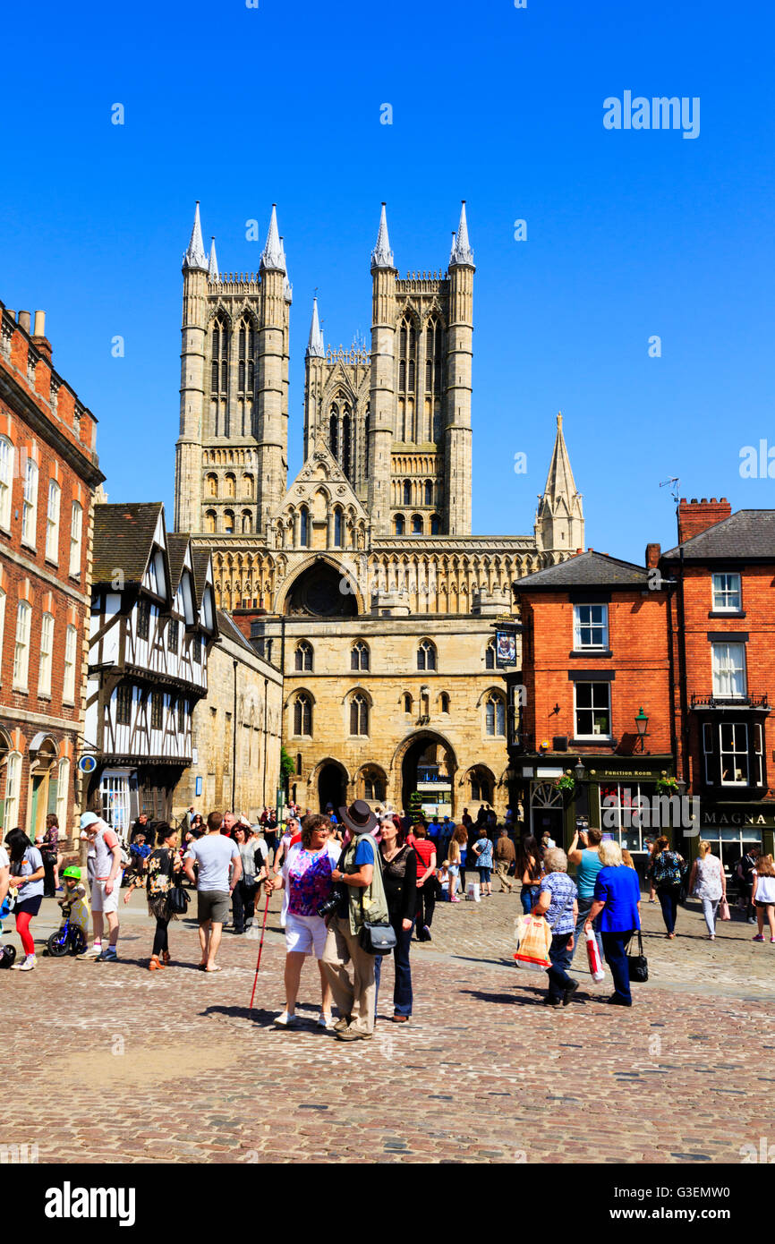 Lincoln Cathedral, Lincolnshire, England Stock Photo - Alamy