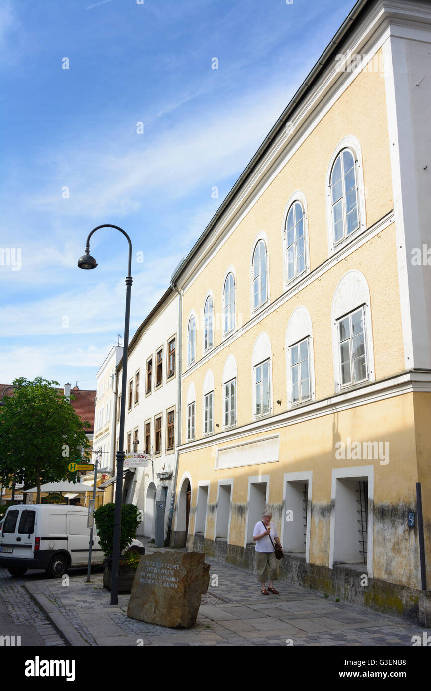 house birthplace Adolf Hitler, Austria, Oberösterreich, Upper Austria ...