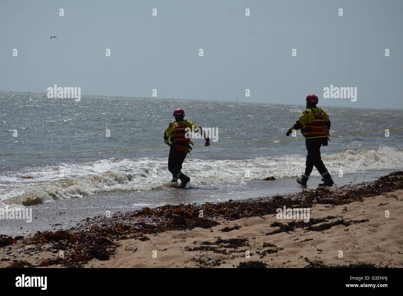 Scottish Fire And Rescue Service Water Rescue / Rope Rescue Exercise ...