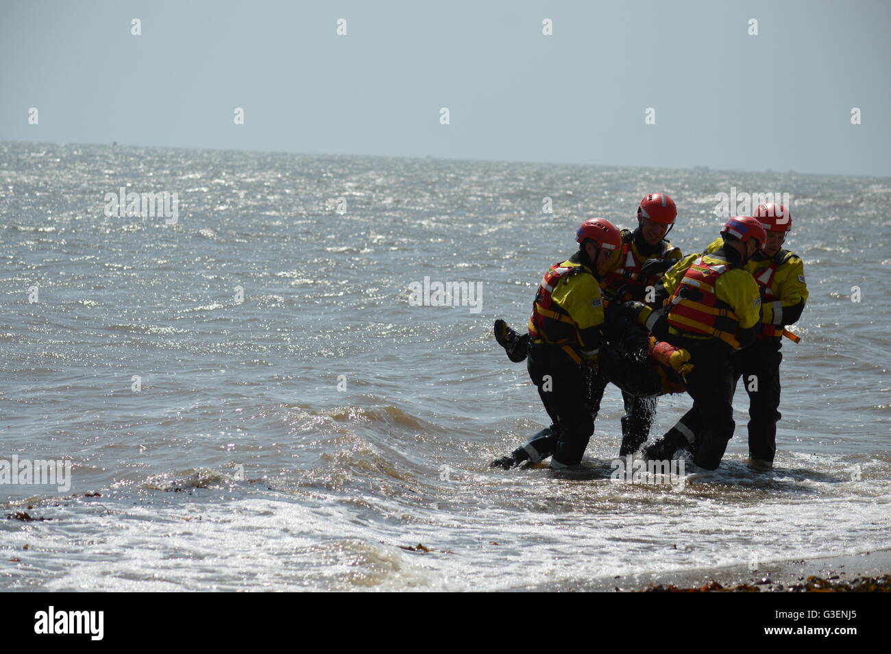 Scottish Fire And Rescue Service Water Rescue / Rope Rescue Exercise ...