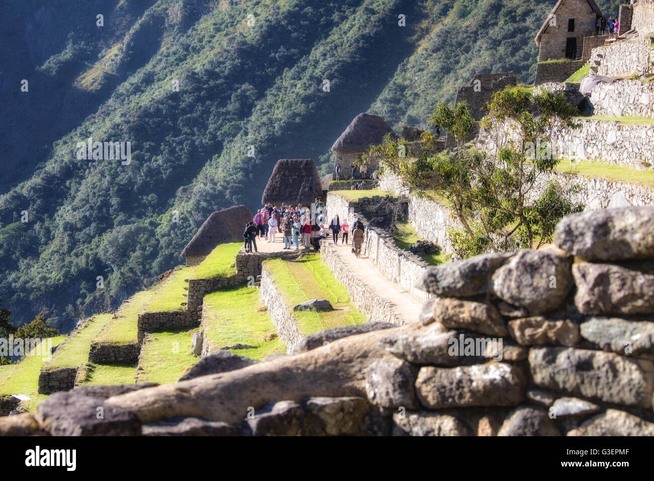 Machu Pichu ruing Stock Photo - Alamy