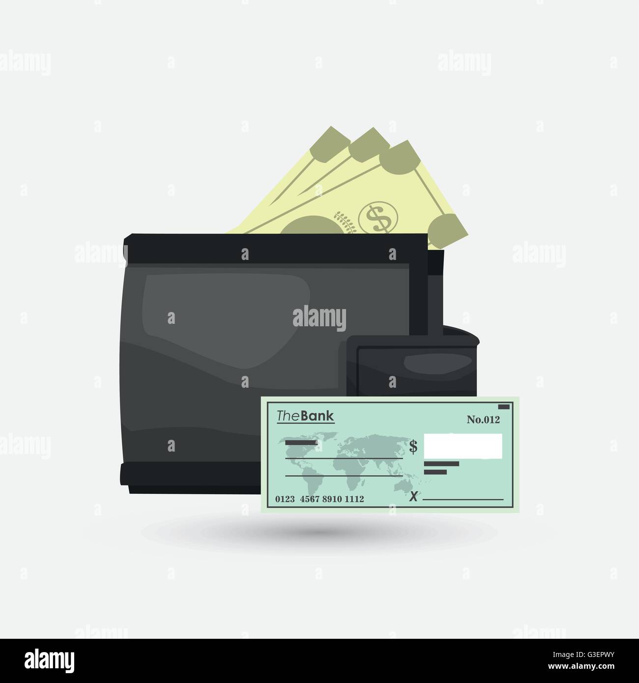 Money design. Financial item icon. White background, isolated ...