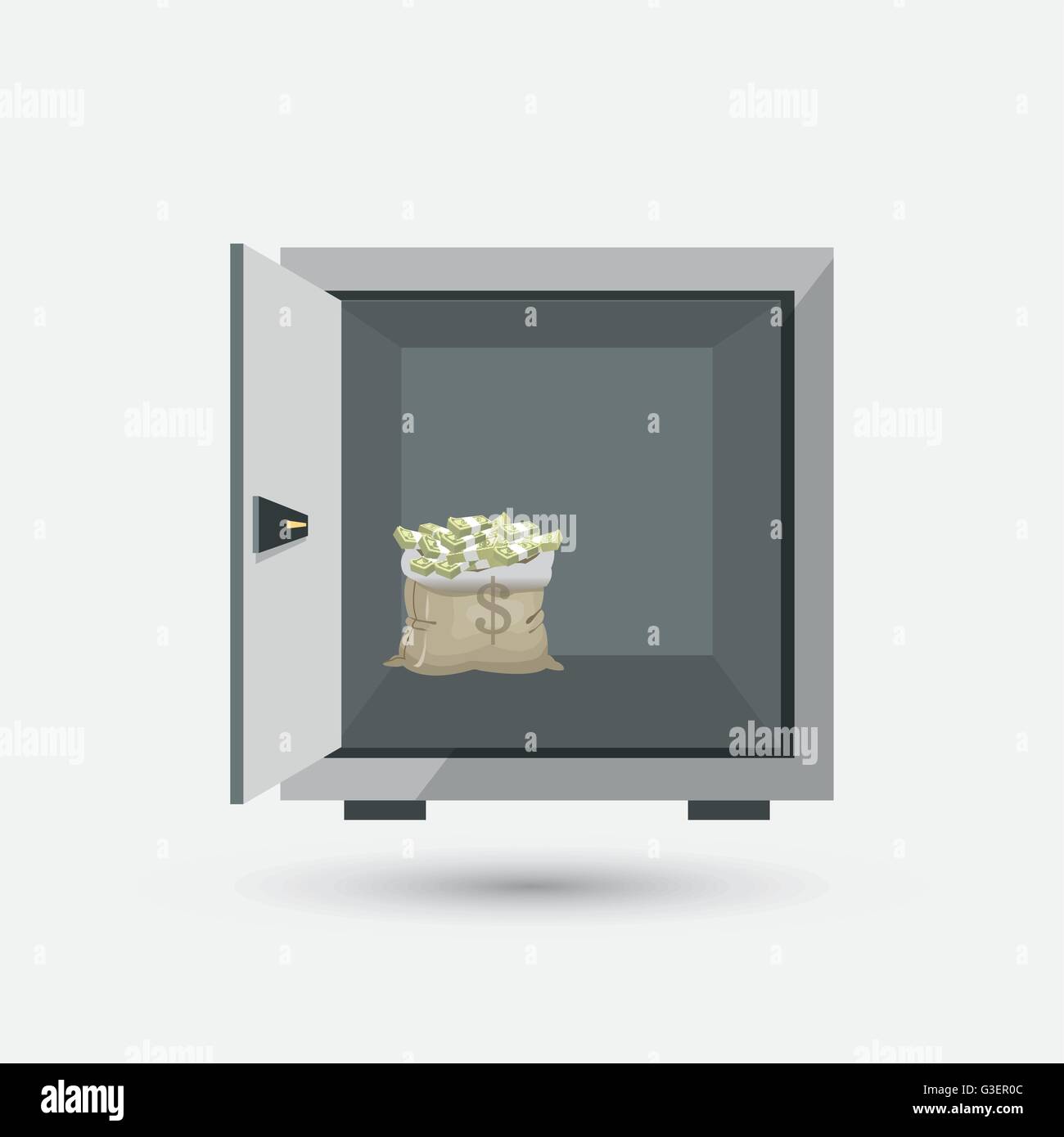 Money design. Financial item icon. White background, isolated ...