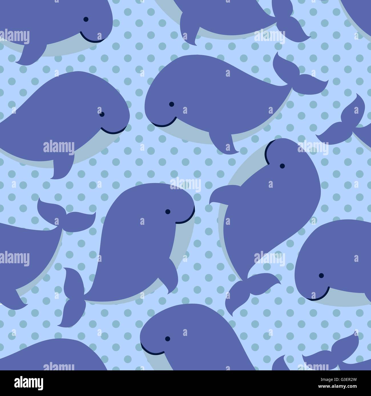 Patterns Cute Baby Whale