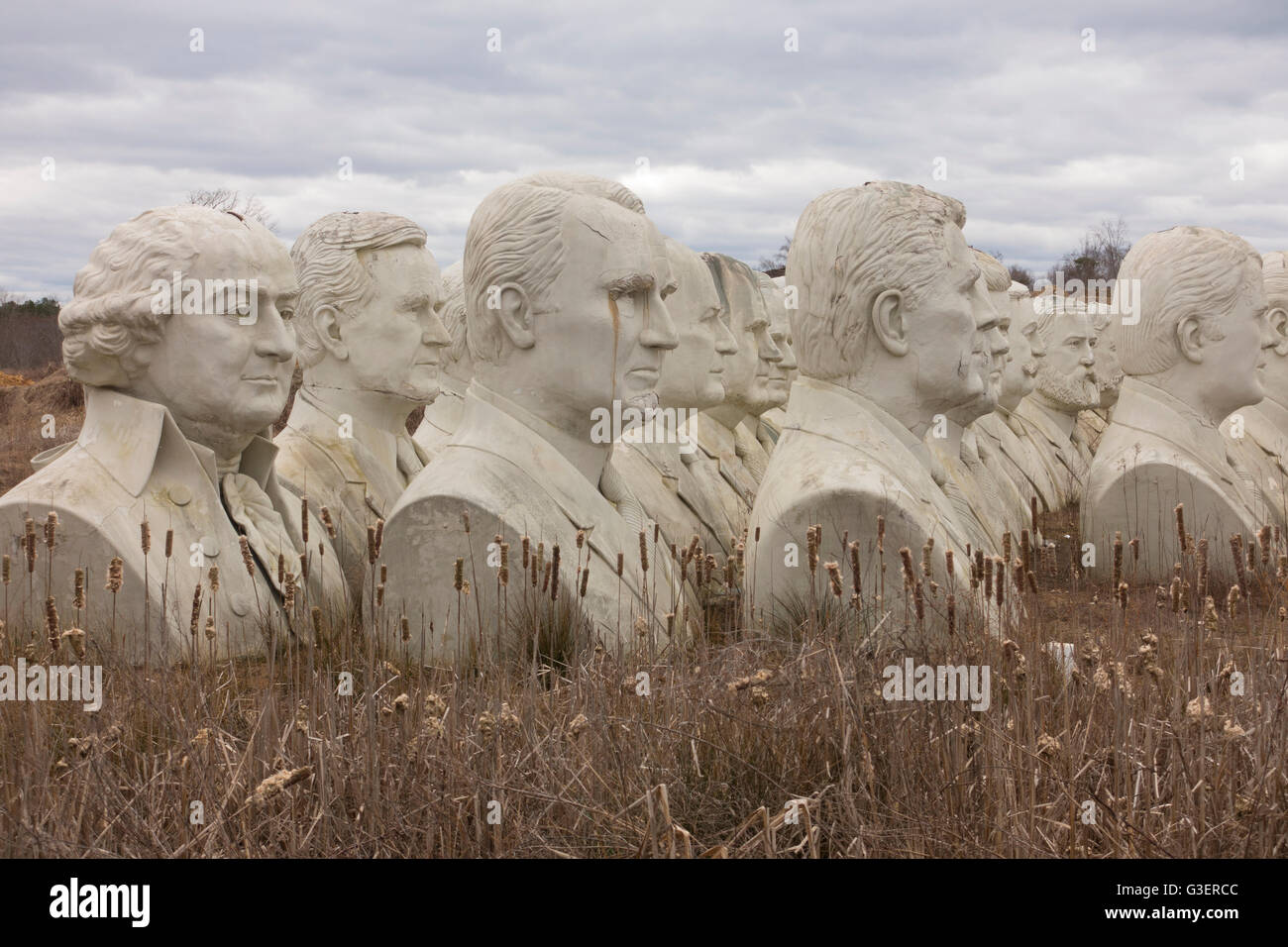 Virginia presidents park defunct museum Croaker VA Stock Photo - Alamy