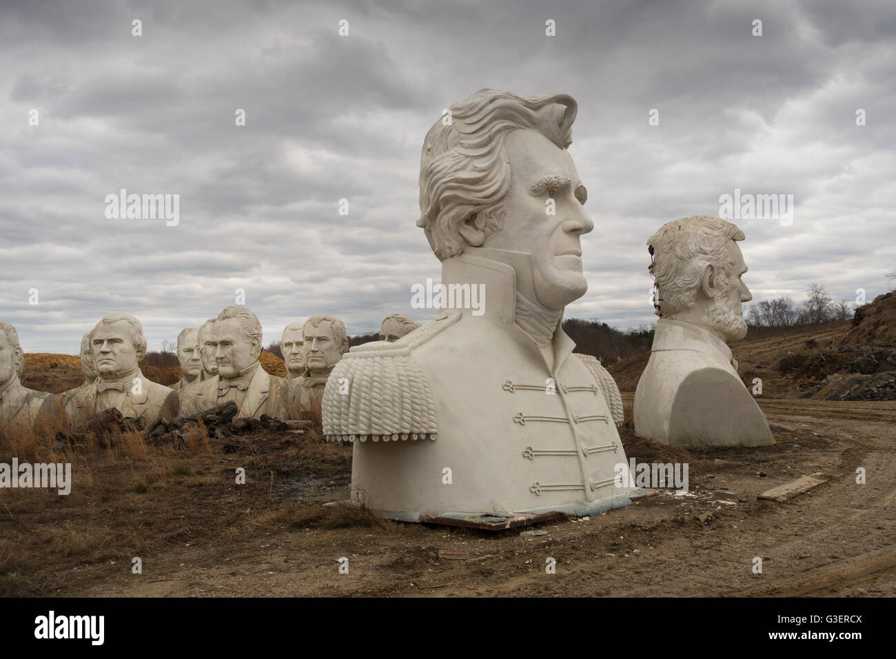 Virginia presidents park defunct museum Croaker VA Stock Photo - Alamy