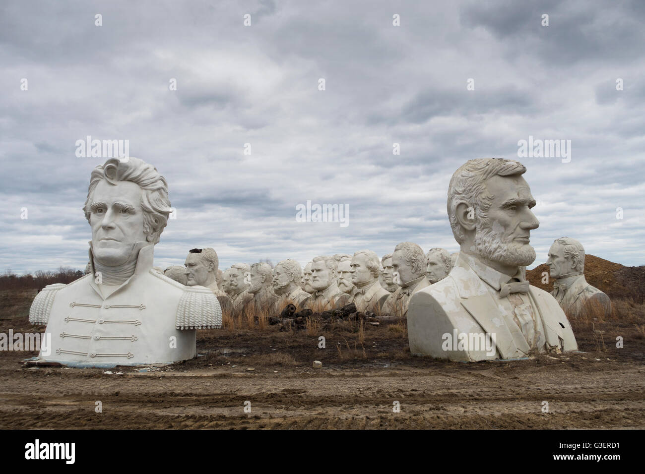 Virginia presidents park defunct museum Croaker VA Stock Photo - Alamy