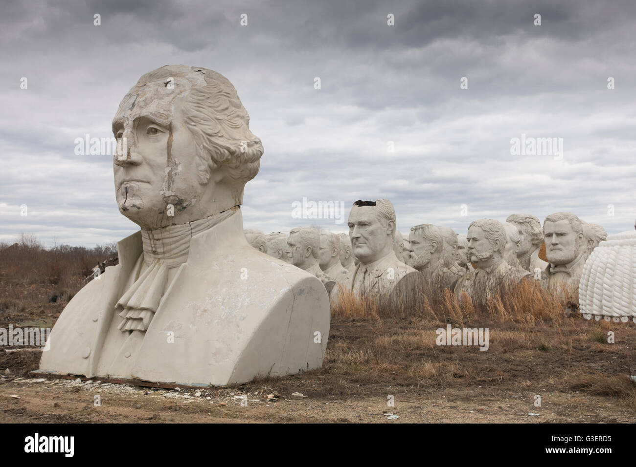 Virginia presidents park defunct museum Croaker VA Stock Photo - Alamy