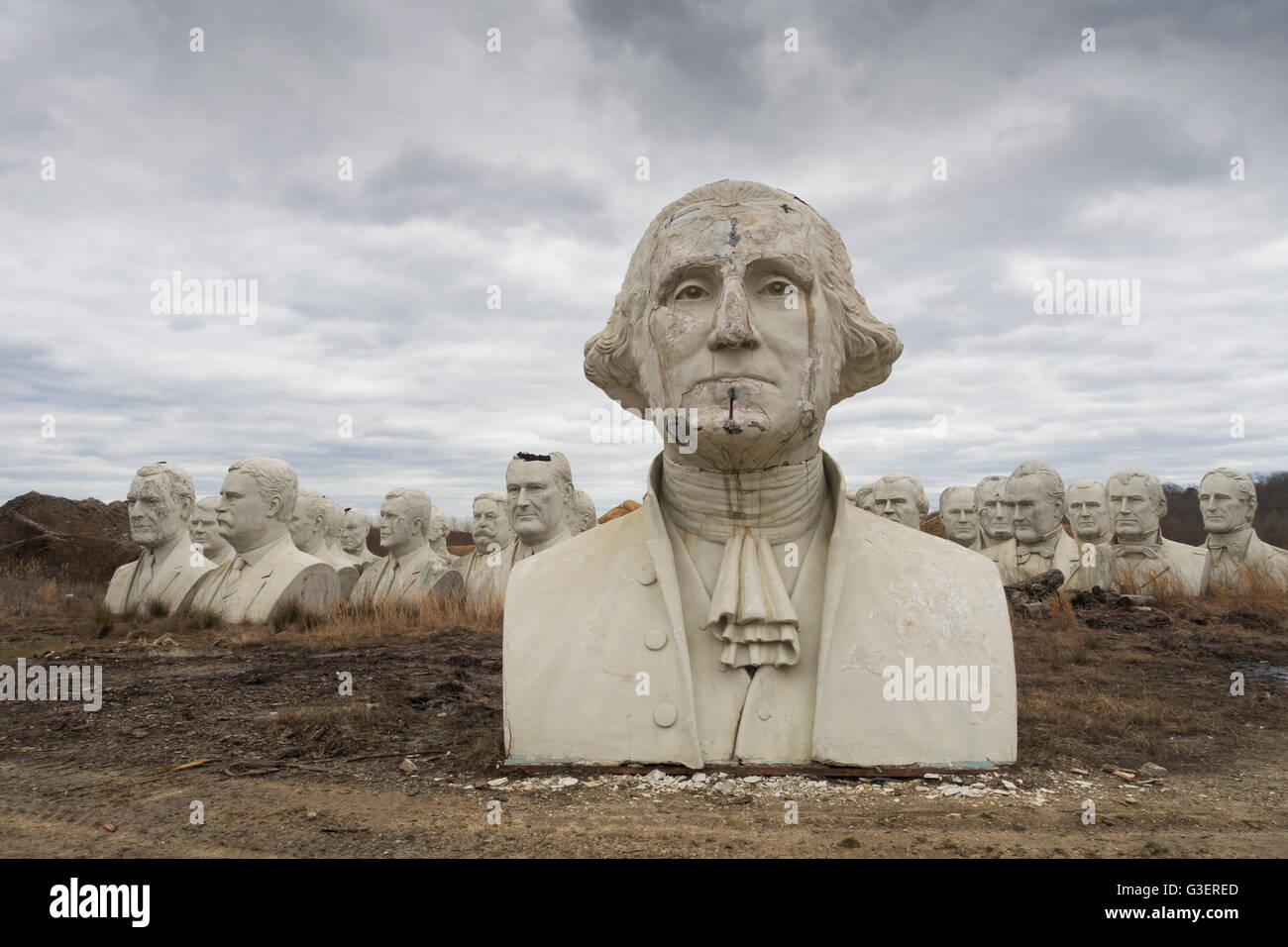 Virginia presidents park defunct museum Croaker VA Stock Photo - Alamy