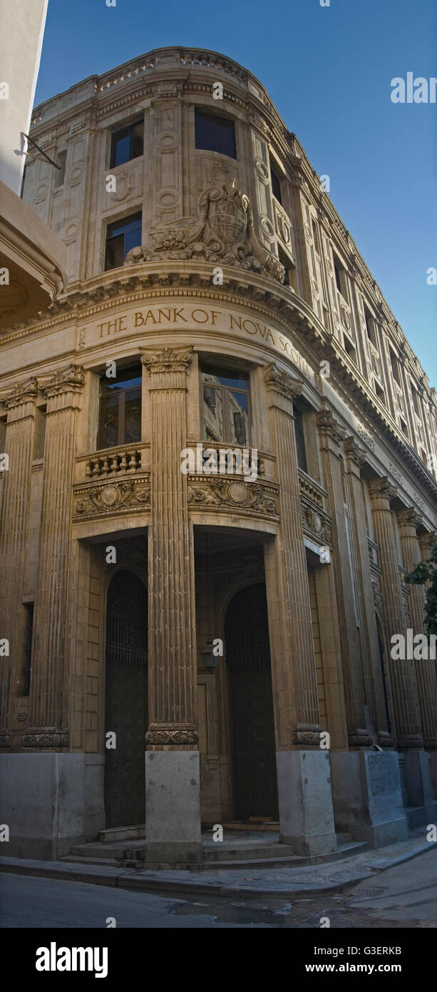 Cuba Havana Architecture and Monuments The Bank of Nova Scotia Stock ...