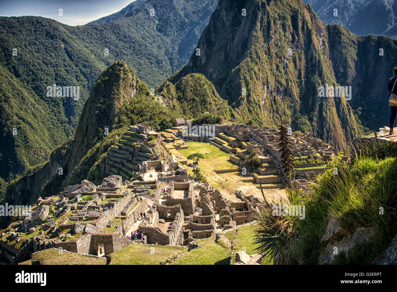 Machu Pichu ruing Stock Photo - Alamy