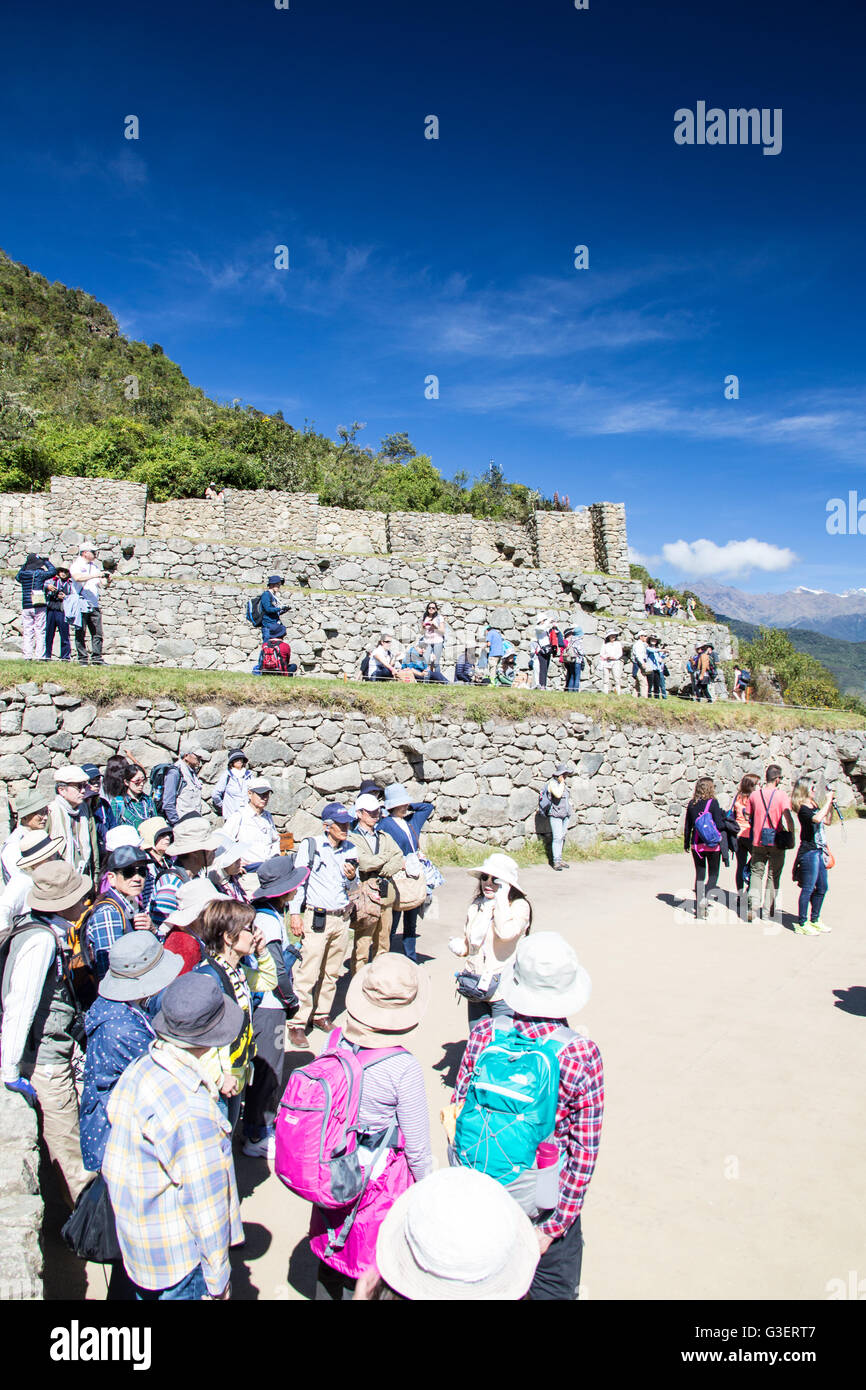Machu Pichu ruing Stock Photo - Alamy