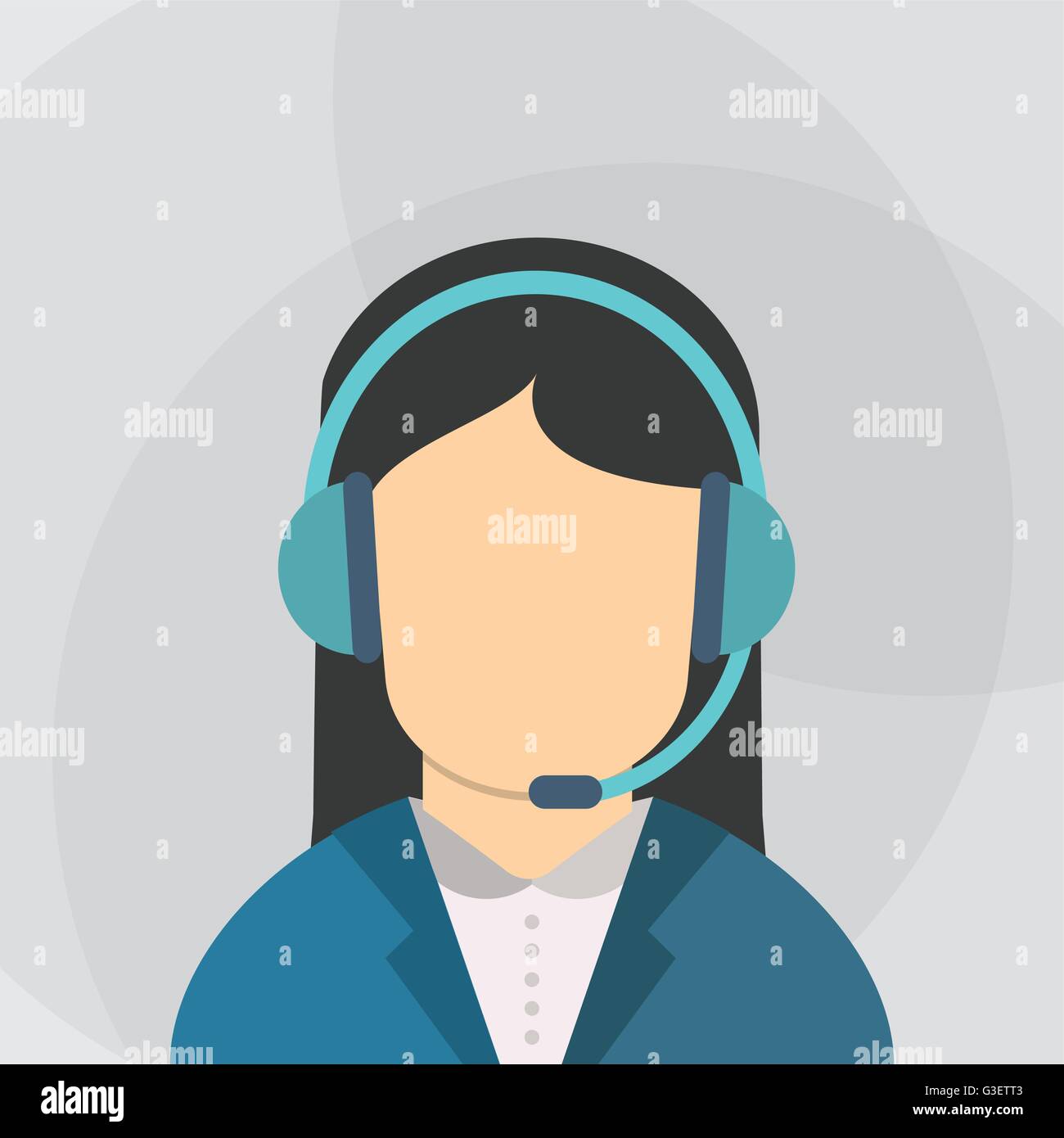 Call center design. Communication icon. flat illustration, vecto Stock ...