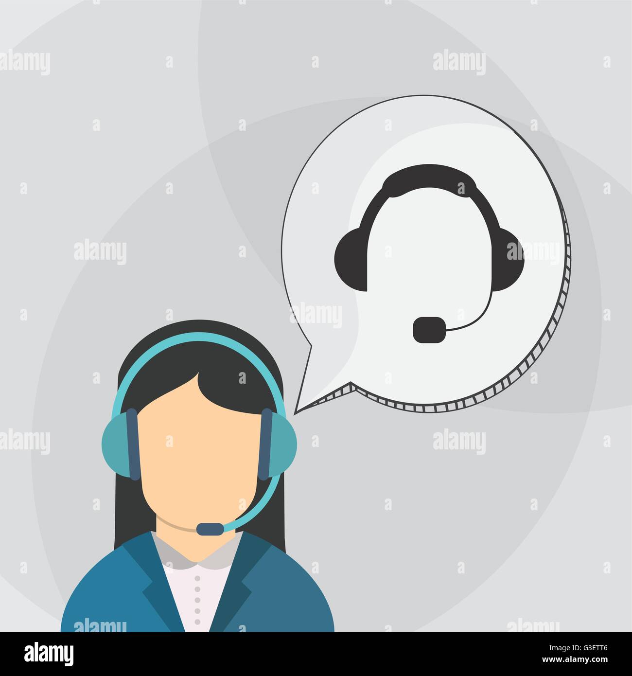 Call center design. Communication icon. flat illustration, vecto Stock ...