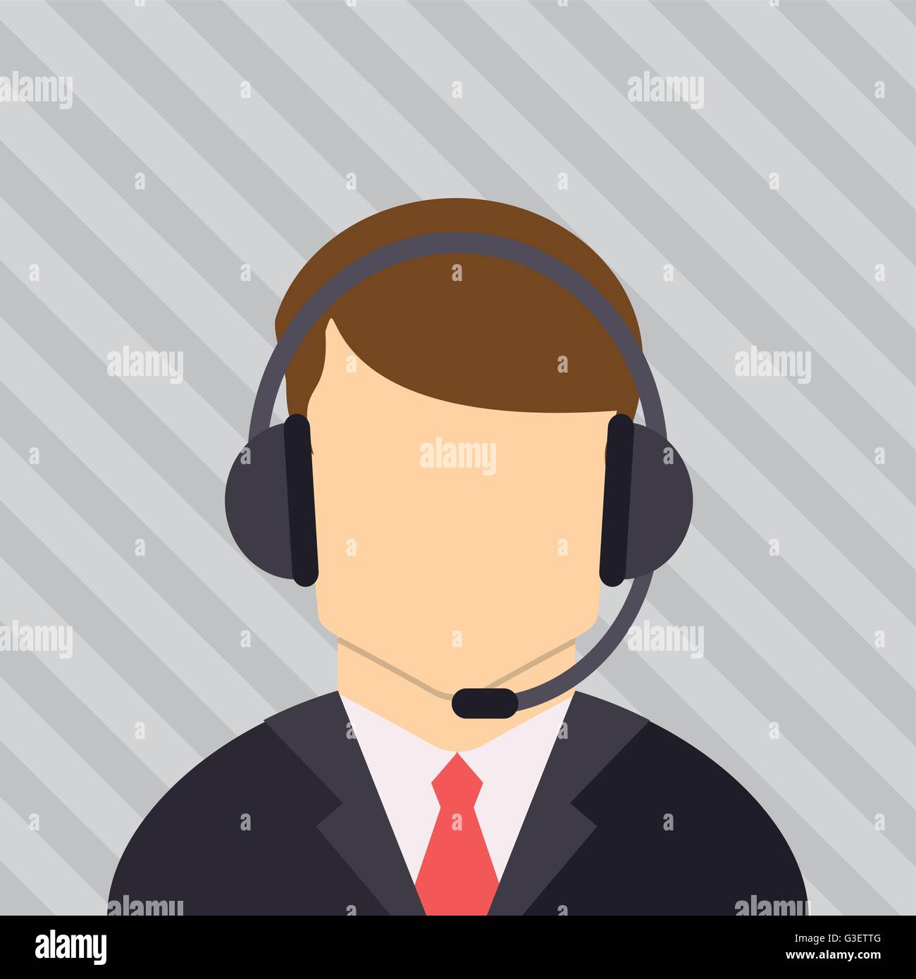 Call center design. Communication icon. flat illustration, vecto Stock ...