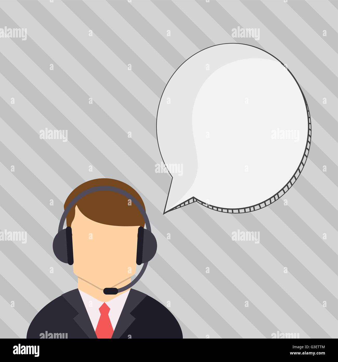 Call center design. Communication icon. flat illustration, vecto Stock ...