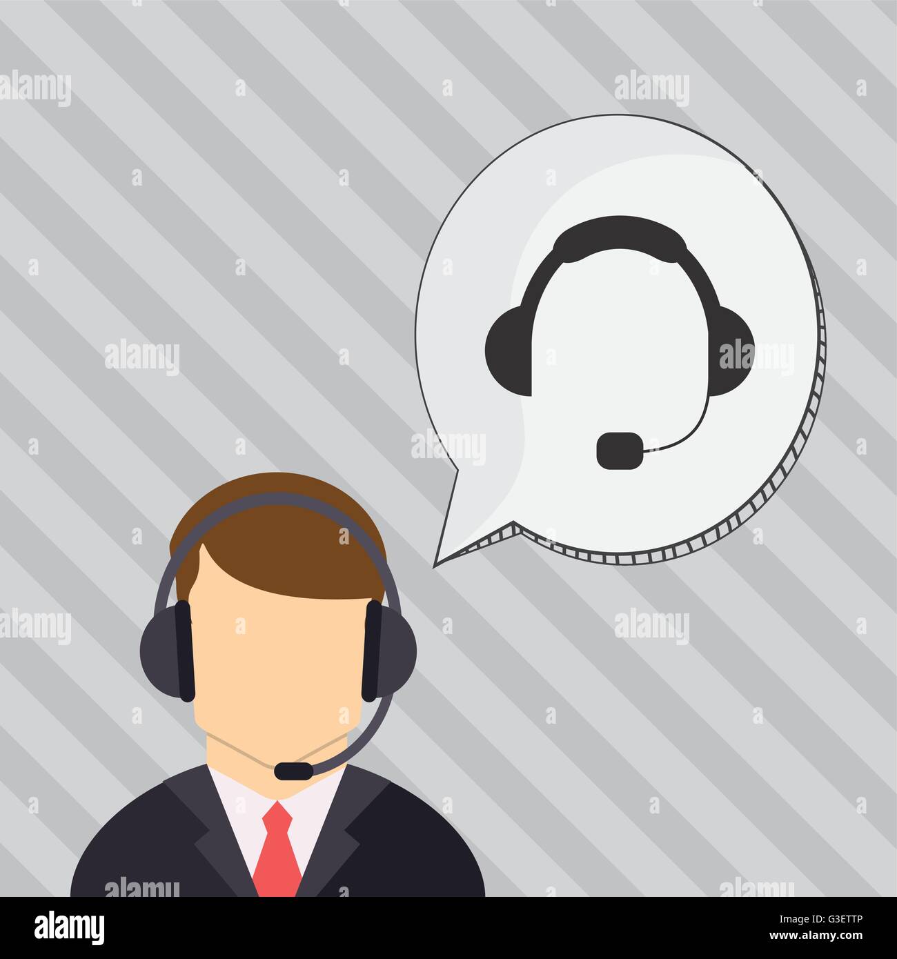 Call center design. Communication icon. flat illustration, vecto Stock ...