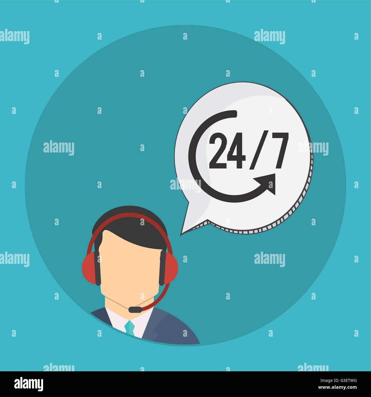 Call center design. Communication icon. flat illustration, vecto Stock ...