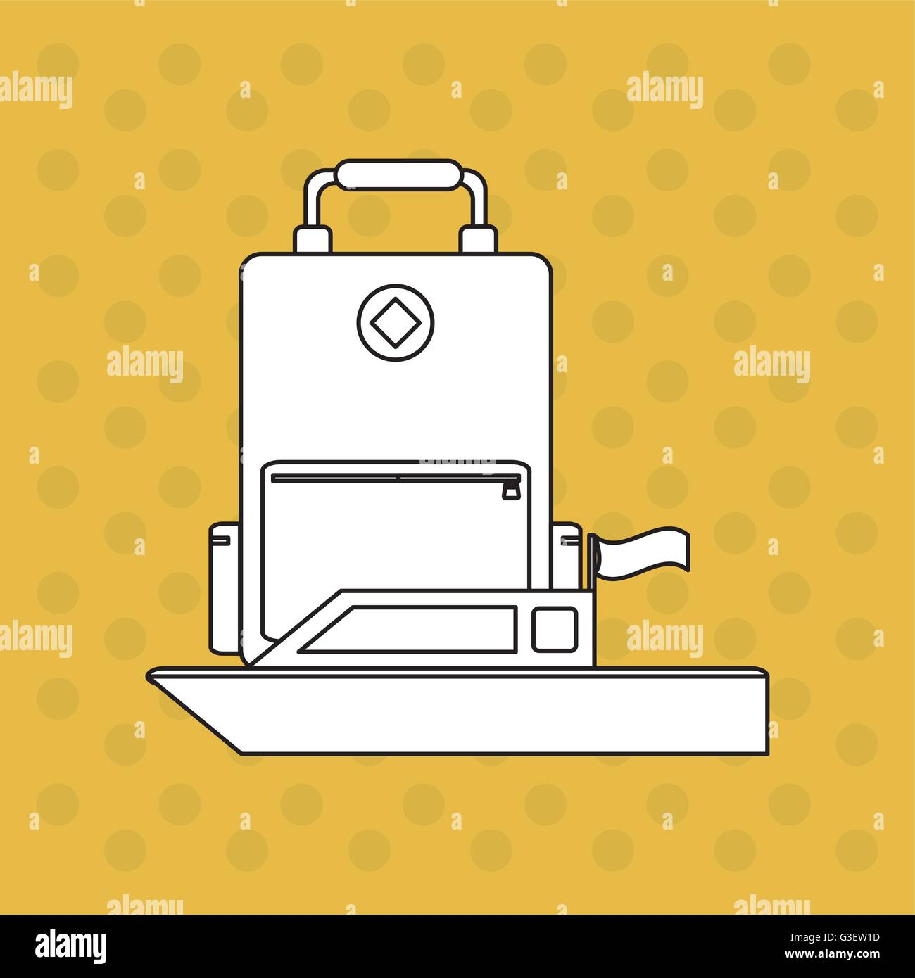 Vacation design. travel icon. flat illustration, vector graphic Stock ...