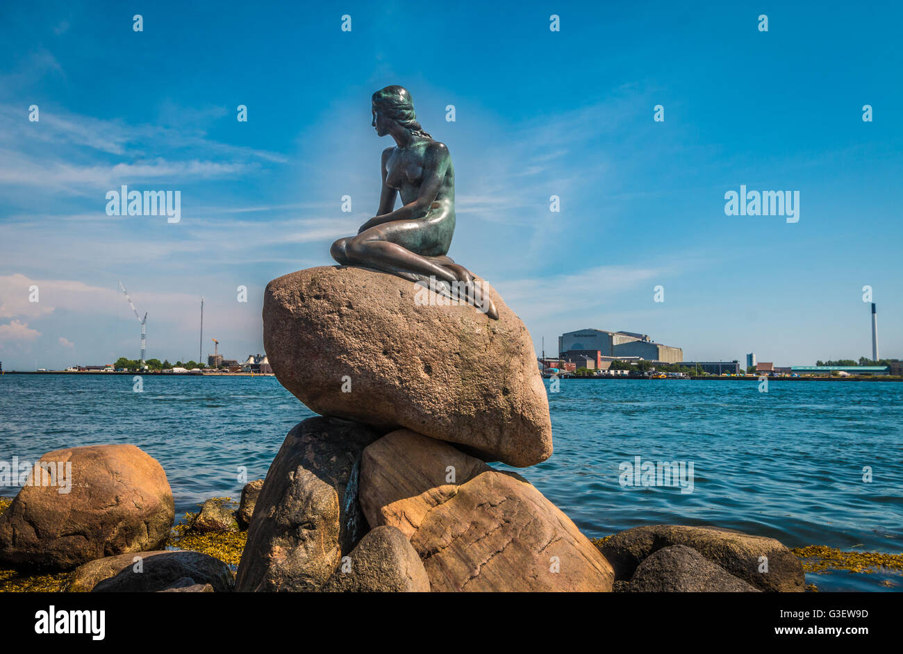 The little Mermaid in Copenhagen Denmark Stock Photo - Alamy