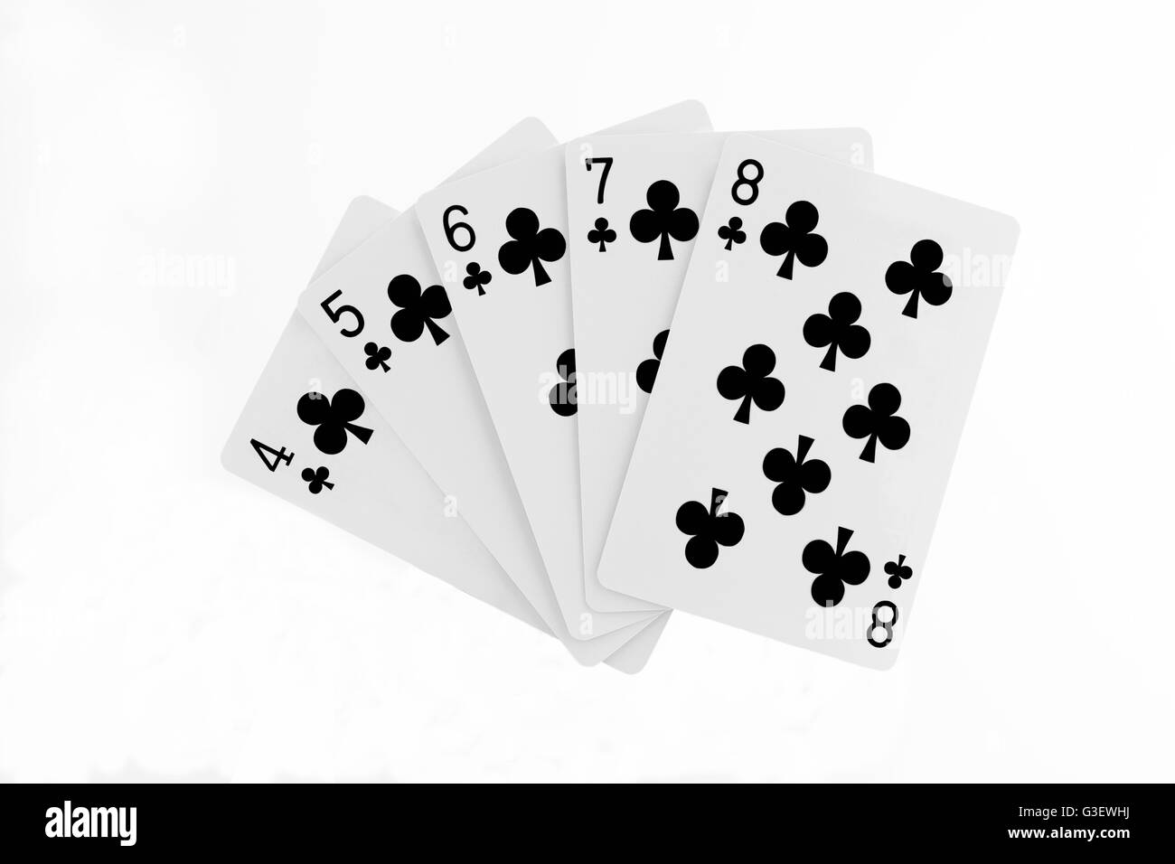 Playing cards Black and White Stock Photos & Images - Alamy