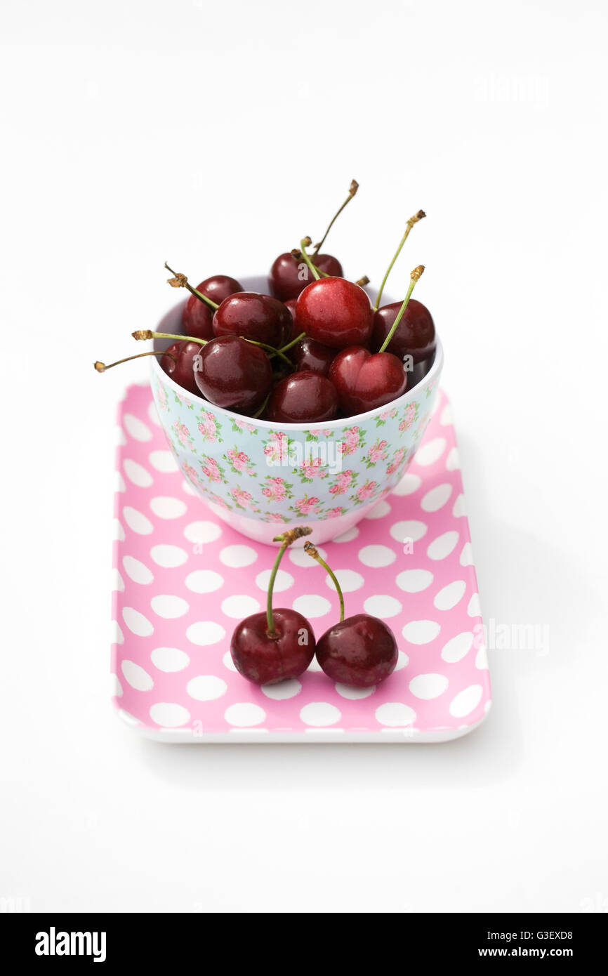 Pink spotty tray hi-res stock photography and images - Alamy