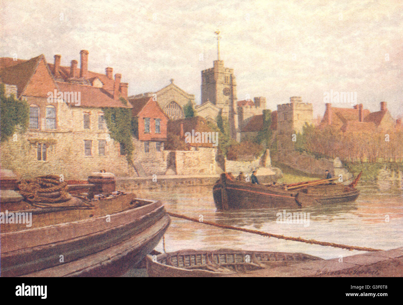 Old palace maidstone hi-res stock photography and images - Alamy