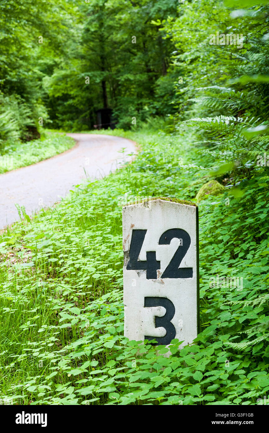 Kilometre stone hi-res stock photography and images - Alamy