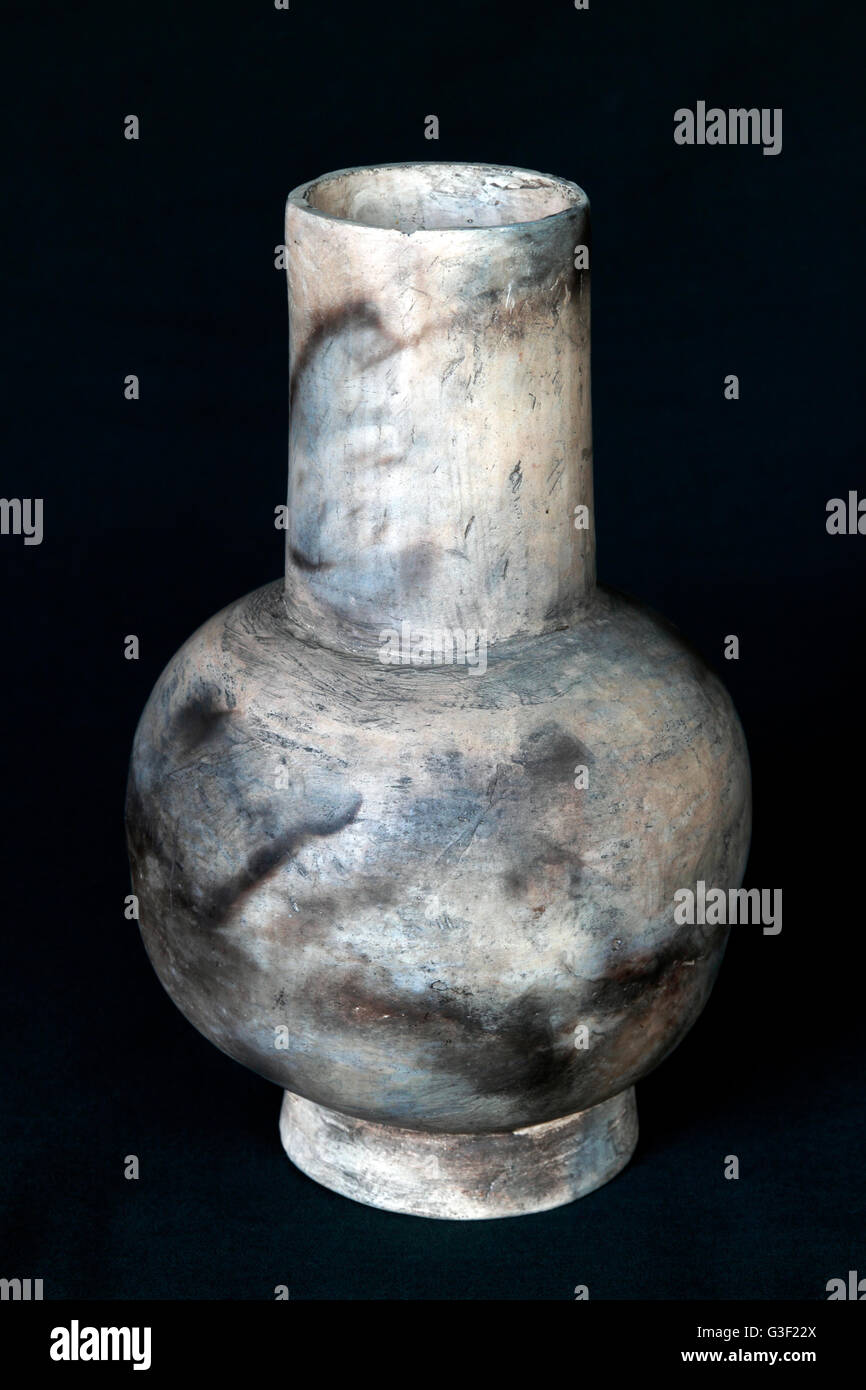 Ceramic smoke fired pot Stock Photo - Alamy