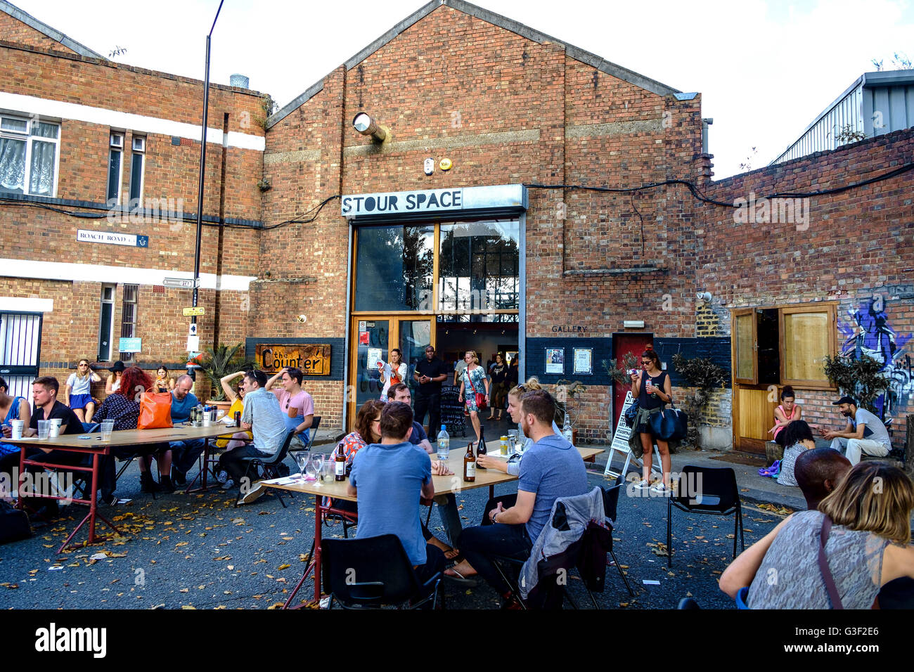 Cultural activities at London Borough of Hackney, England, UK Stock ...