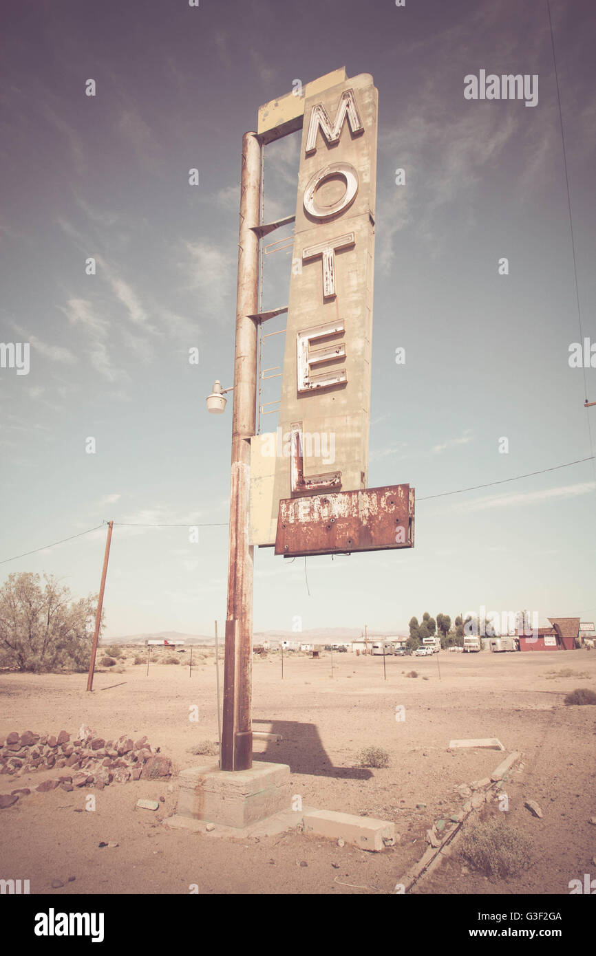 Route 66 Neon Signs High Resolution Stock Photography and Images - Alamy