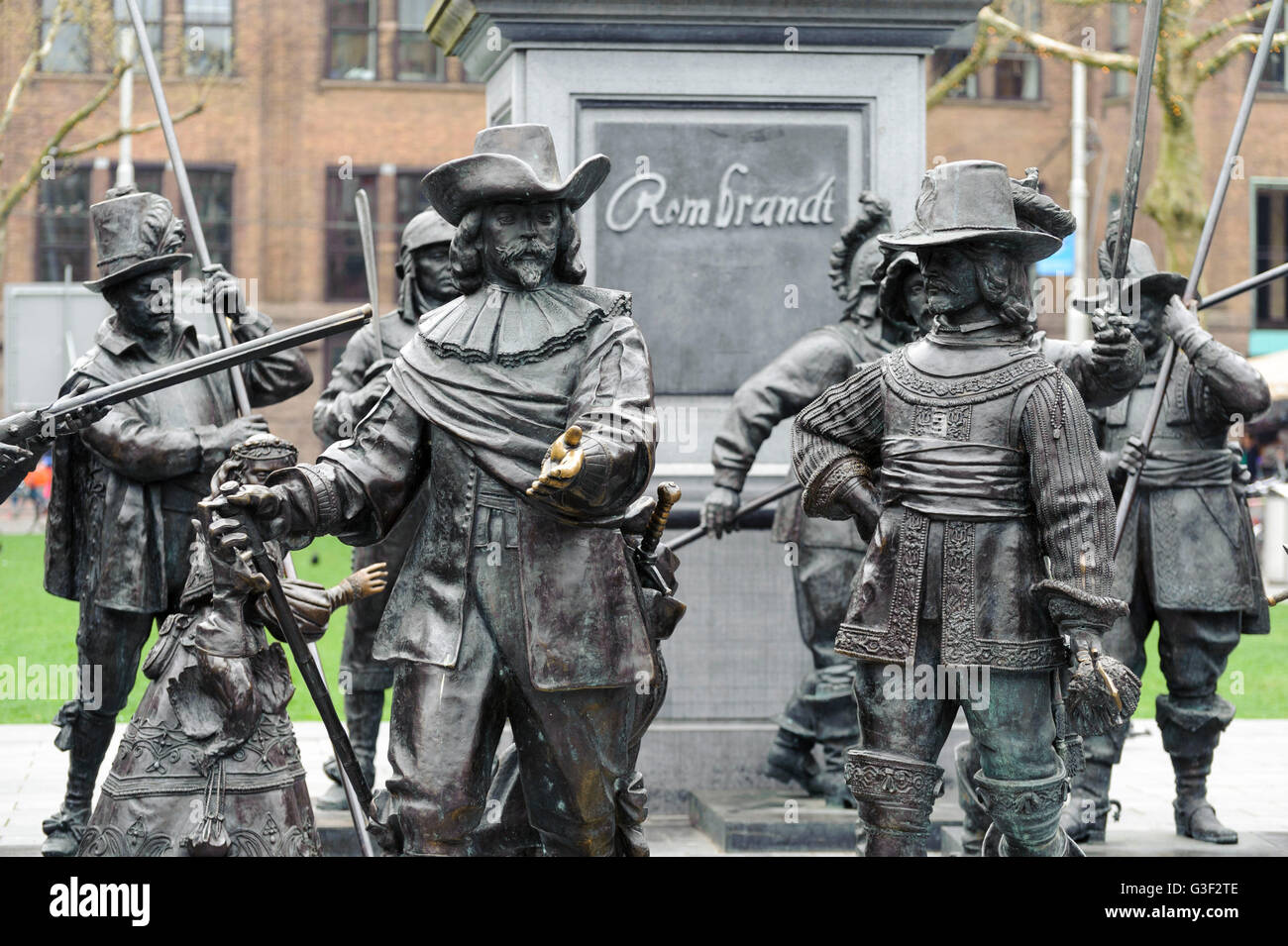 Holland amsterdam night rembrandtplein hi-res stock photography and ...