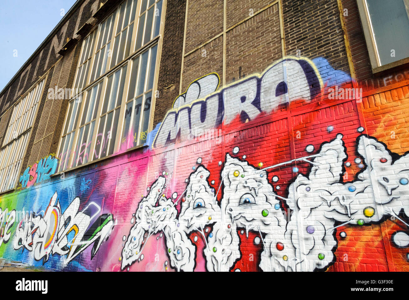 former shipyard NDSM, Amsterdam-Noord (borough), Amsterdam, Holland ...