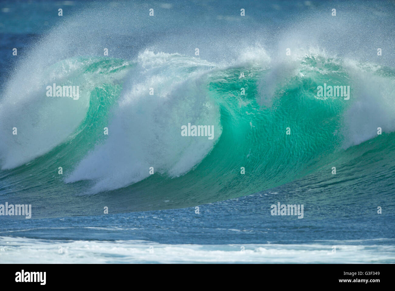 Breaking Wave, Atlantic Ocean, Portugal Stock Photo - Alamy