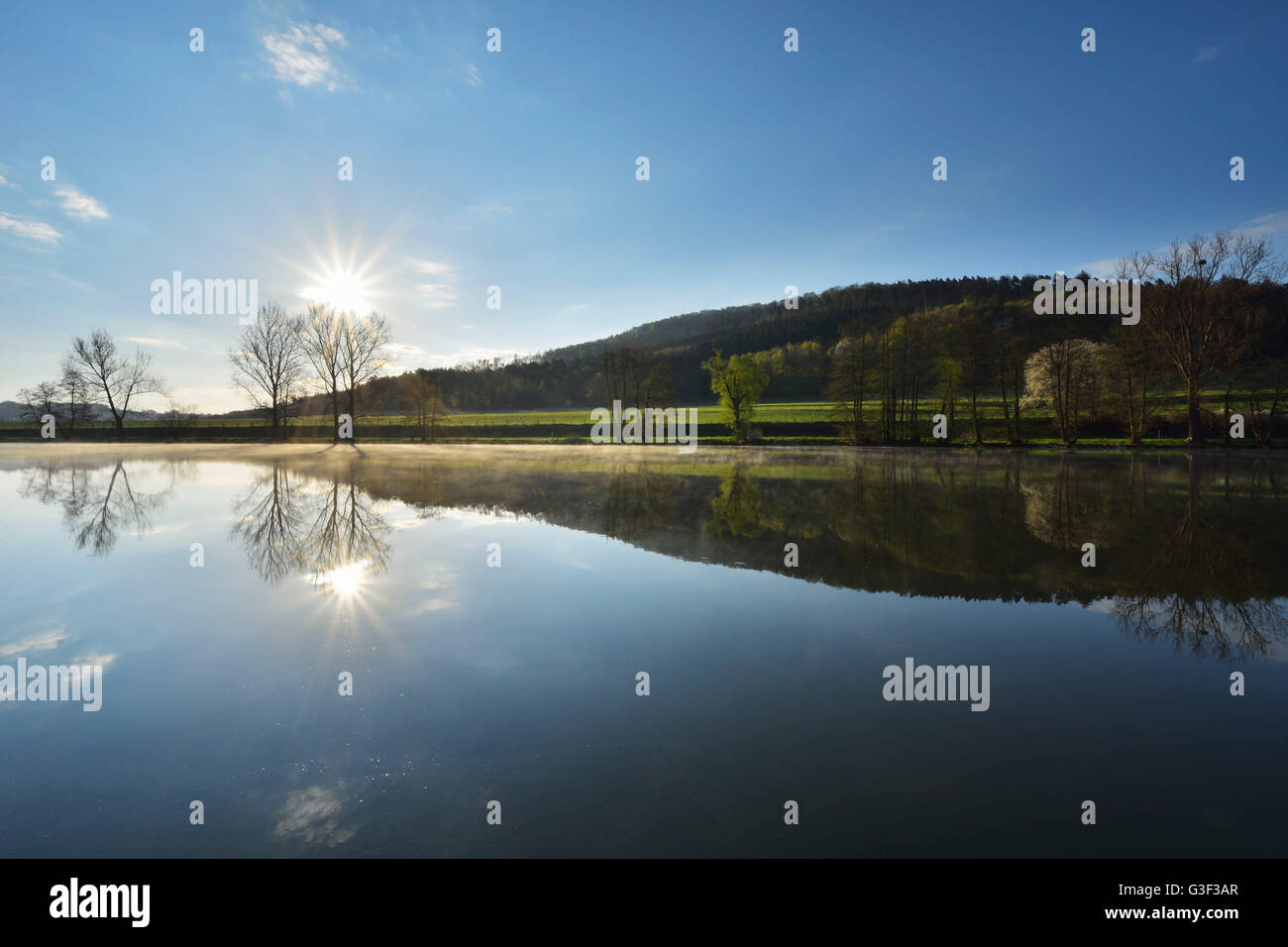 Spring landscape river sun hi-res stock photography and images - Alamy