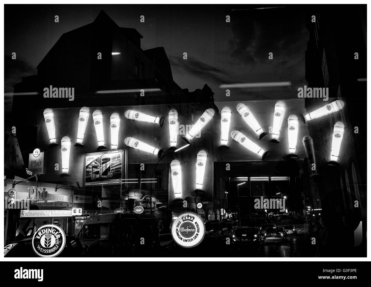 Double Exposure Night Night High Resolution Stock Photography and ...