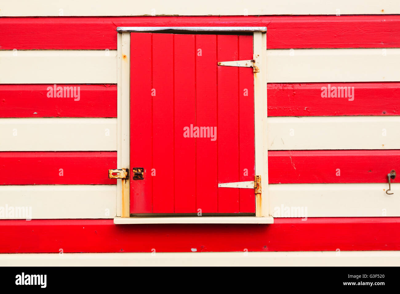 Shutter window on Beach hut, Southwold Stock Photo - Alamy