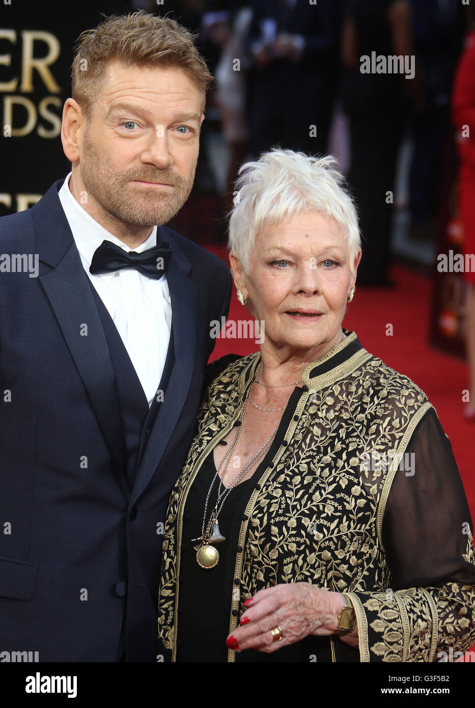April 3, 2016 - Sir Kenneth Branagh and Dame Judi Dench attending The ...