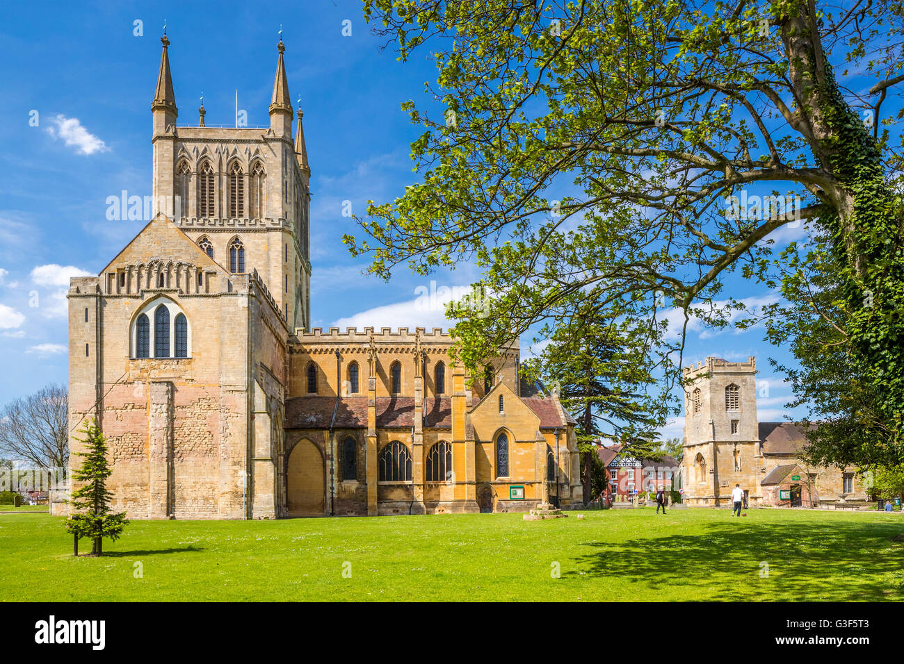 Pershore Abbey, Worcestershire, England, United Kingdom, Europe Stock ...