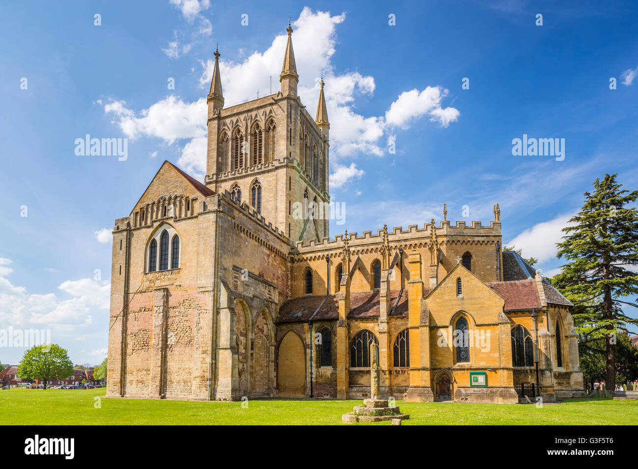 Pershore Abbey, Worcestershire, England, United Kingdom, Europe Stock ...