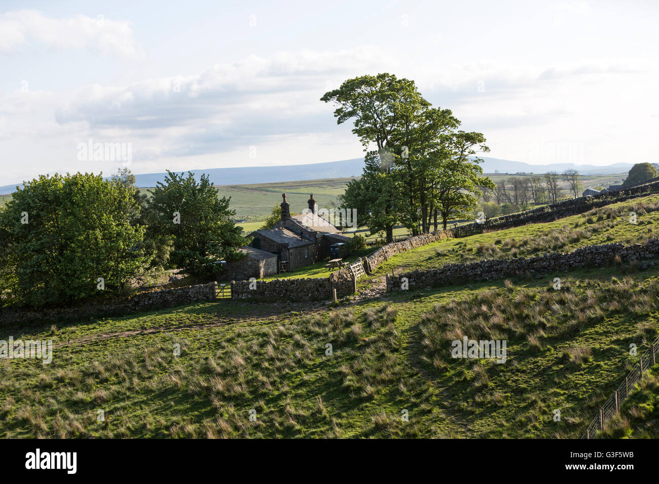 Farm in Steel Rigg, Hadrian's Wall, Northumberland National Park ...