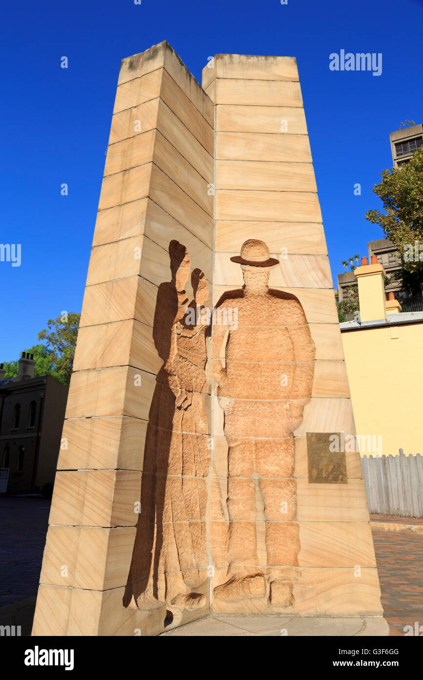 Settlers monument hi-res stock photography and images - Alamy