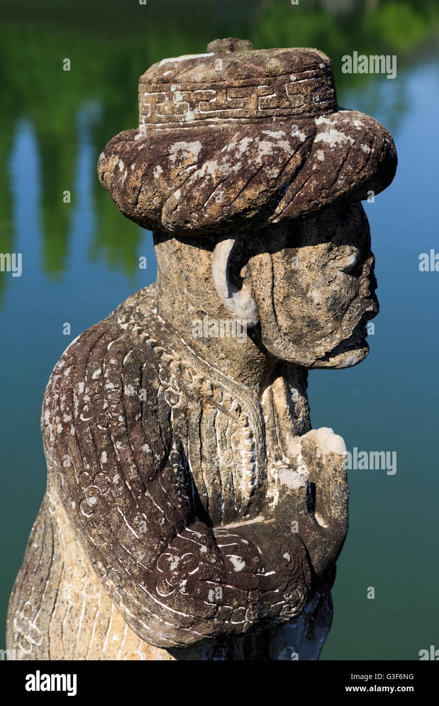 Statue, Mayura Water Palace, Mataram City, Lombok Island, West Nusa ...