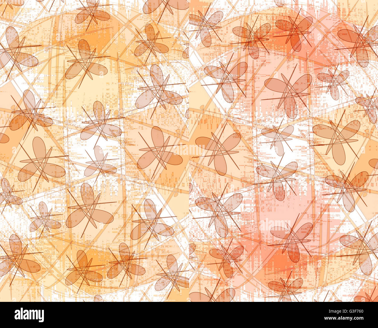 Soft pastel tinted textured modern geometric abstract design ...