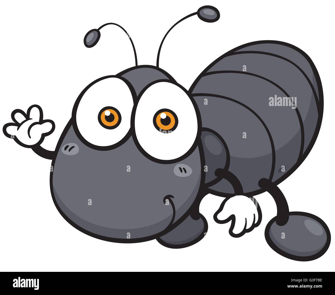 Vector illustration of Ant Cartoon Stock Vector Image & Art - Alamy