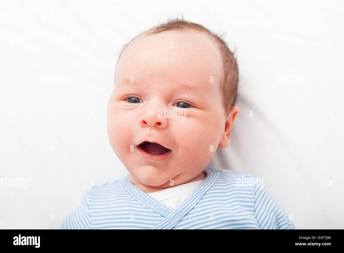 Happy newborn baby Stock Photo - Alamy