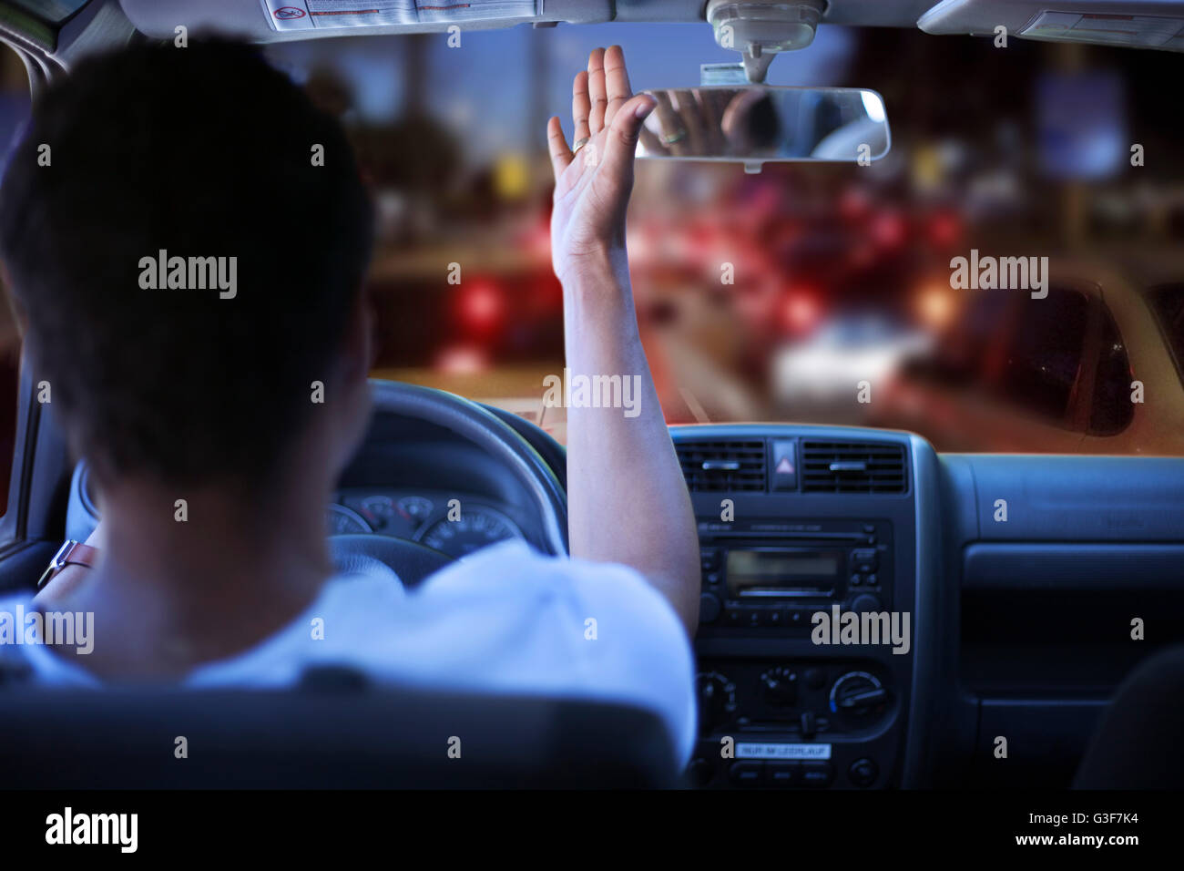 Frustrated driver traffic jam hi-res stock photography and images - Alamy